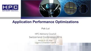 HPC Best Practices: Application Performance Optimization | PDF