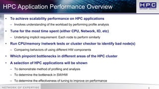 HPC Best Practices: Application Performance Optimization | PDF