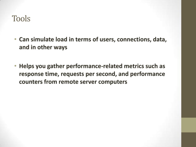 Application Performance Tuning Techniques | PPT | Free download