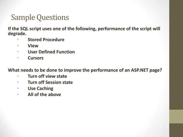 Application Performance Tuning Techniques Ppt Free Download