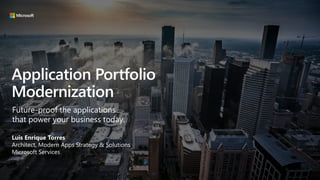 Modernize Applications for the Cloud | PPT