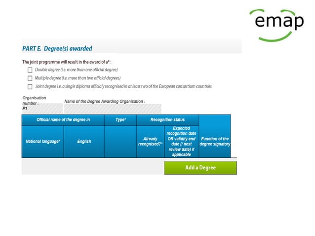 EMJD: Application procedure | PPT