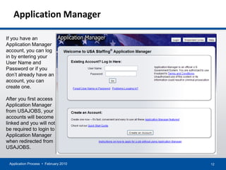 APPLICATION PROCESS for USAJOBS | PDF