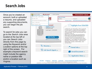 APPLICATION PROCESS for USAJOBS | PDF