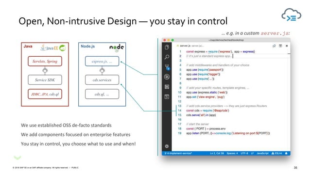 Overview and Walkthrough of the Application Programming Model with SAP Cloud Platform | PPT