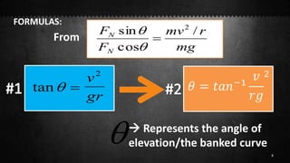 Applications of Uniform CIrcular Motion | PPT
