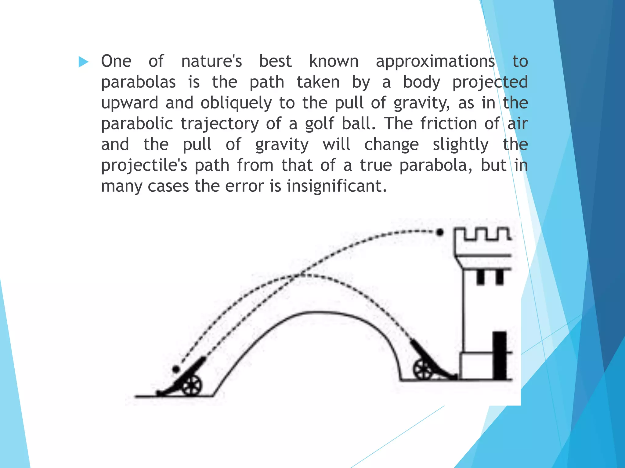 Applications of conic and vectors | PPTX