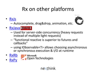 Real-world applications of the Reactive Extensions | PPT