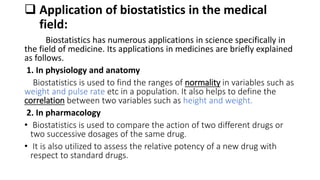 Applications of statistics in medical Research and Healthr | PPTX