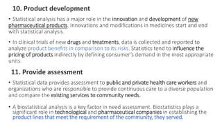 Applications of statistics in medical Research and Healthr | PPTX