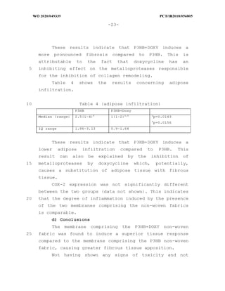 MEMBRANE TO RE-ESTABLISH CONTINUITY OF INJURED BIOLOGICAL TISSUES | PDF