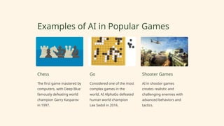 Artificial Intelligence and Game playing | PPTX