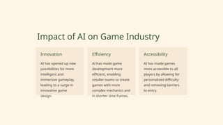 Artificial Intelligence and Game playing | PPTX