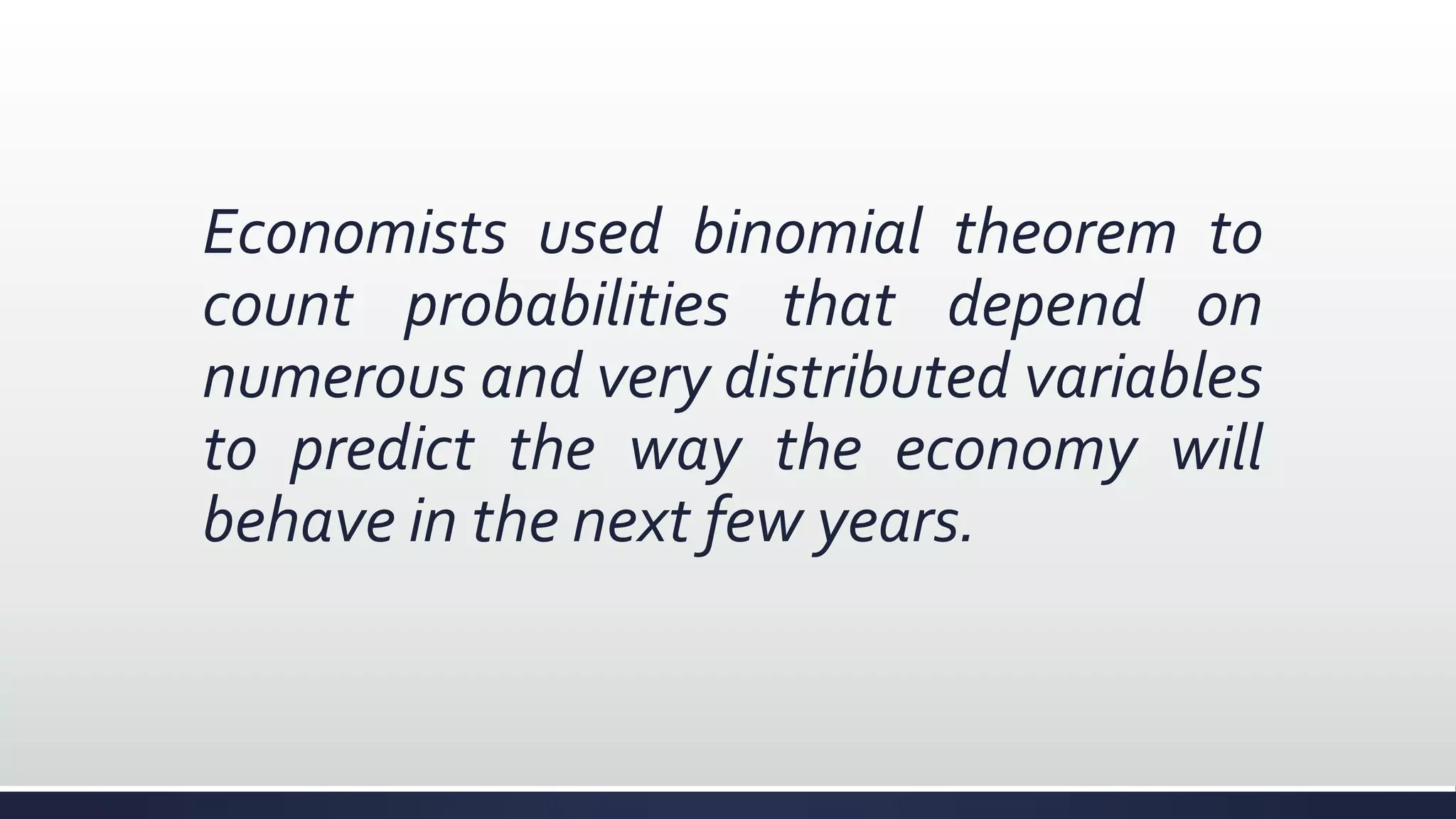 APPLICATION OF BINOMIAL THEOREM | PPTX