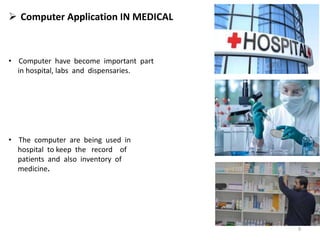 Applications of-computer | PPTX | Internet | Computing