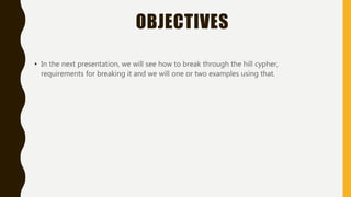 Applications of-linear-algebra-hill-cipher | PPTX