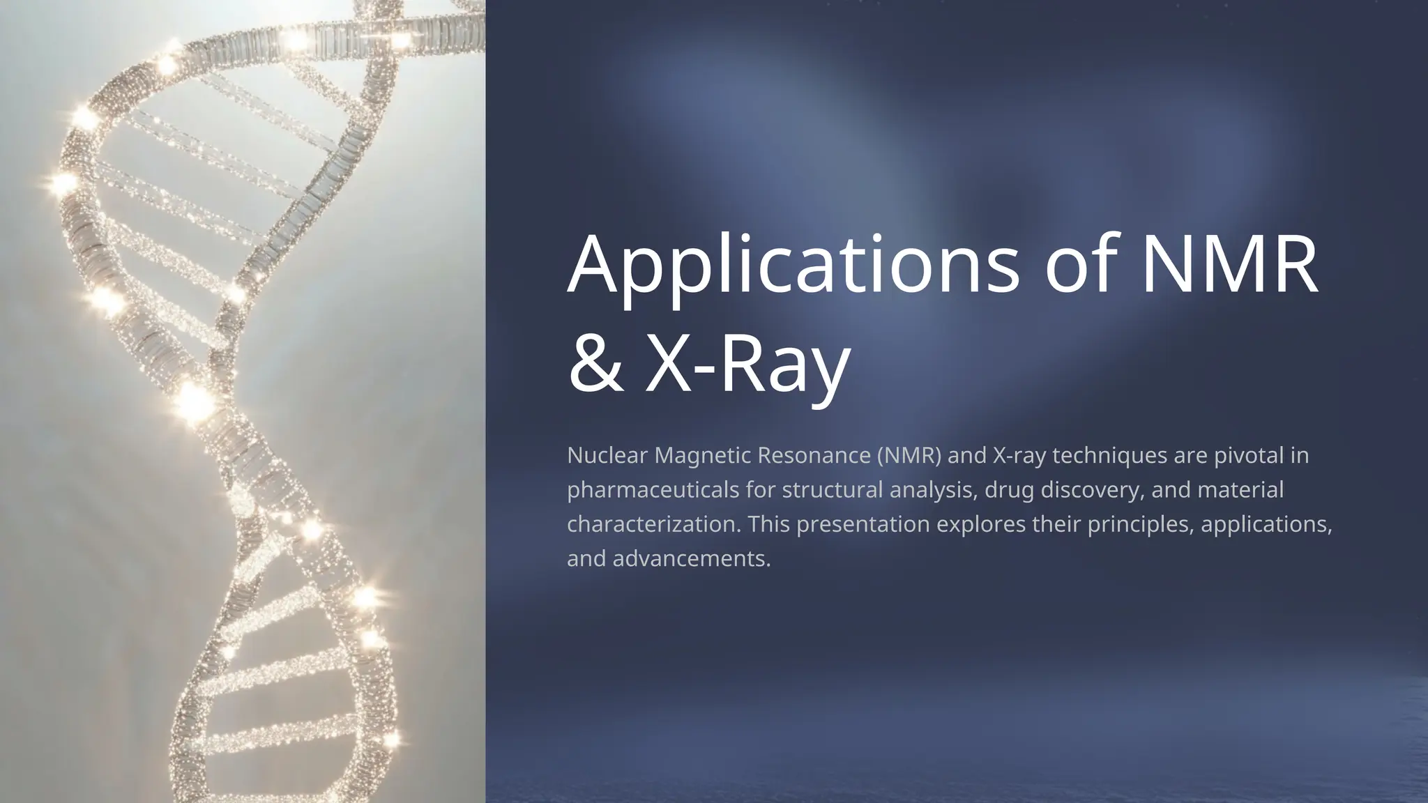 Applications-of-NMR-_-X-Ray hey i am m.pharm | PPT