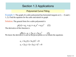 Applications Section 1.3 | PPT