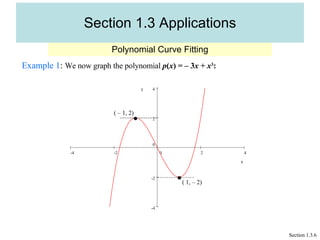 Applications Section 1.3 | PPT