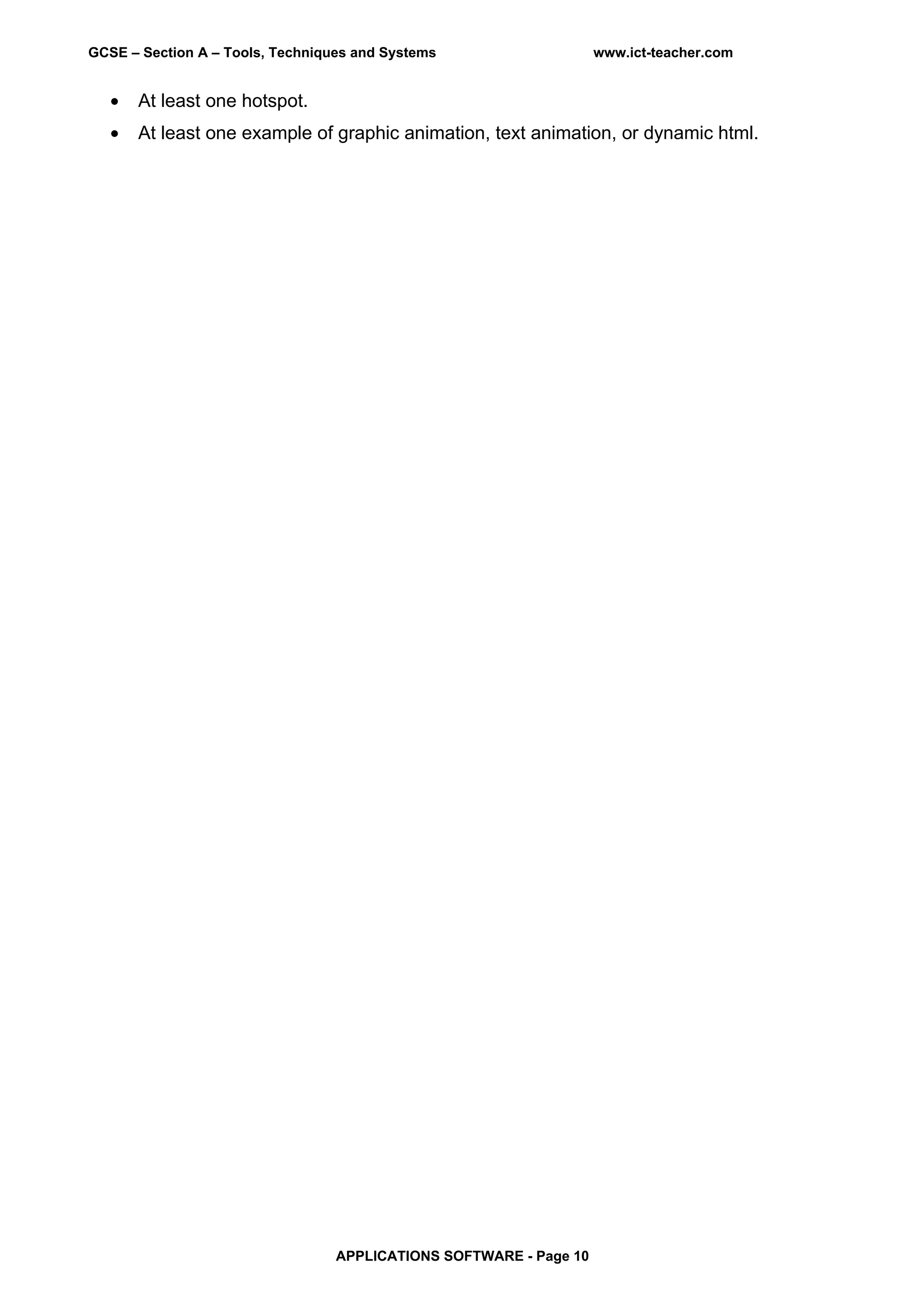 Applications Software - Web Design. worksheet. | DOC | Web Design and HTML | Internet