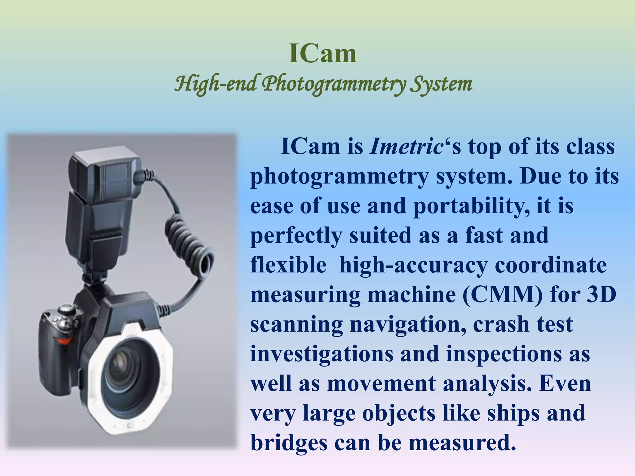 ICam Photogrammetry | PPT