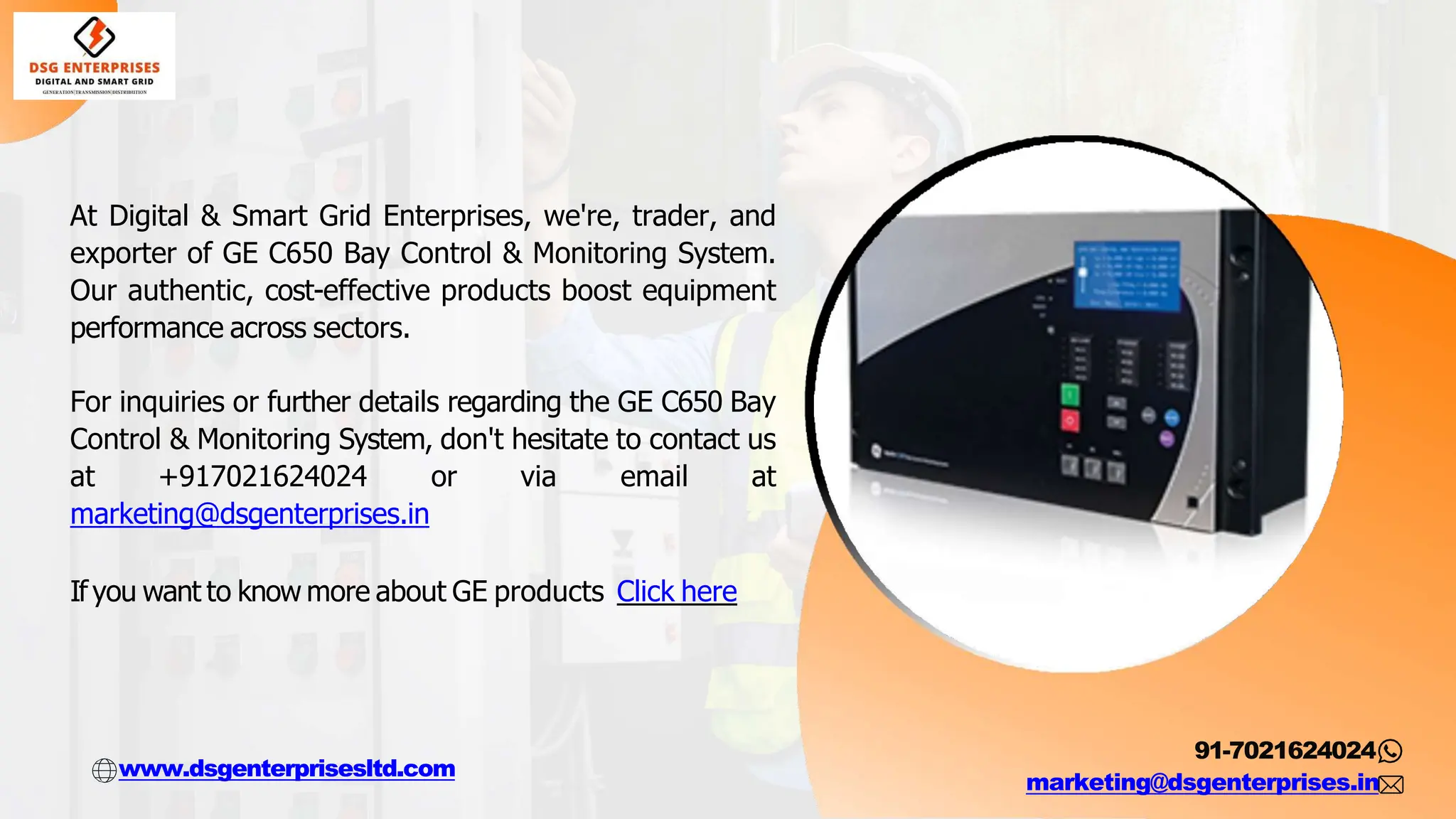 Applications and Benefits of Implementing the GE C650 Bay Control ...