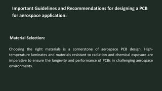 Applications and Design Guidelines for Aerospace PCBs.pptx