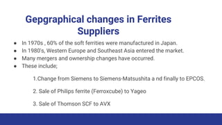Applications and functions of ferrites | PPTX