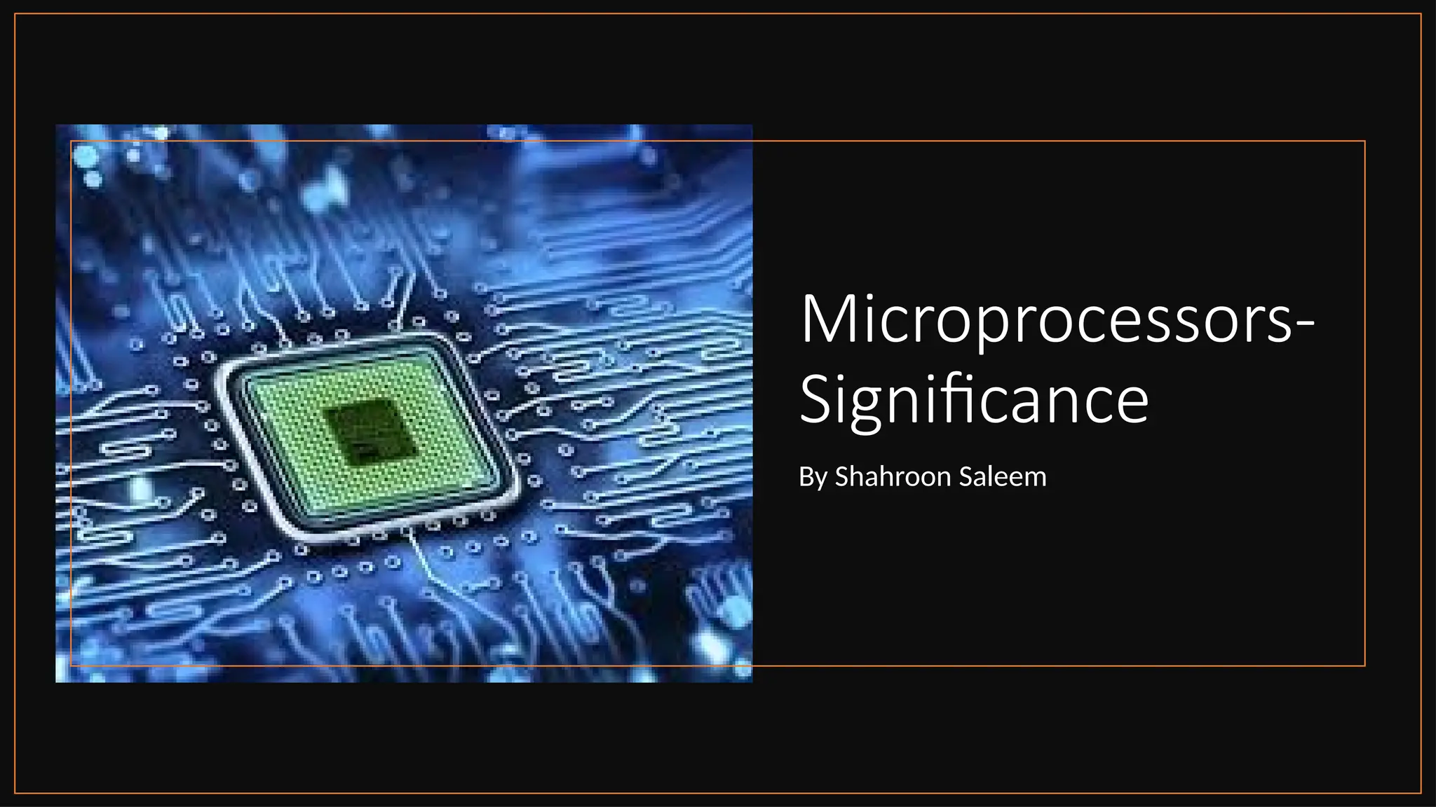 Applications and Significance of Microprocessor.pptx