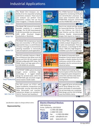Liquid Analytical Instrumentation for Process Control | PDF