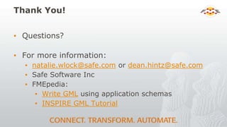 Application Schema GML Writing | PPT