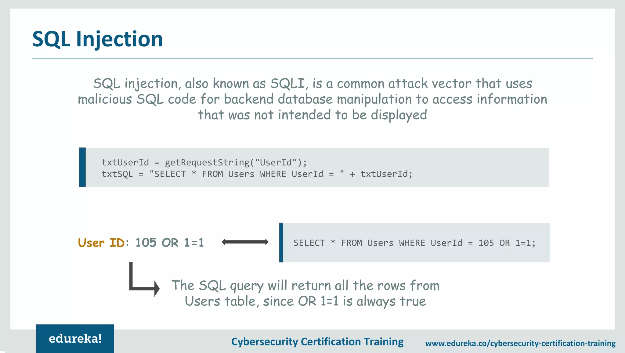 Application Security Application Security Tutorial Cyber Security Certification Course 