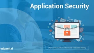 Application Security | Application Security Tutorial | Cyber Security Certification Course ...