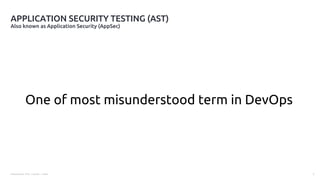 Application Security Testing(AST) | PDF