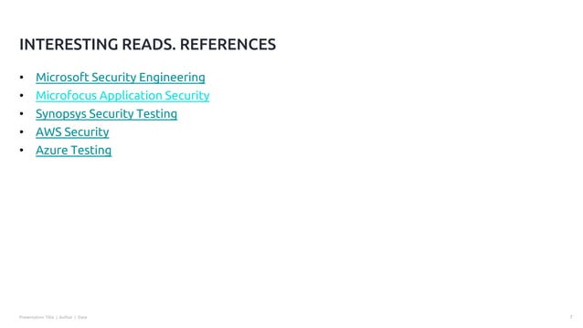 Application Security Testing(AST) | PPT