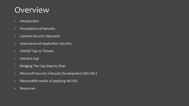 Application Security-Understanding The Horizon | PPT