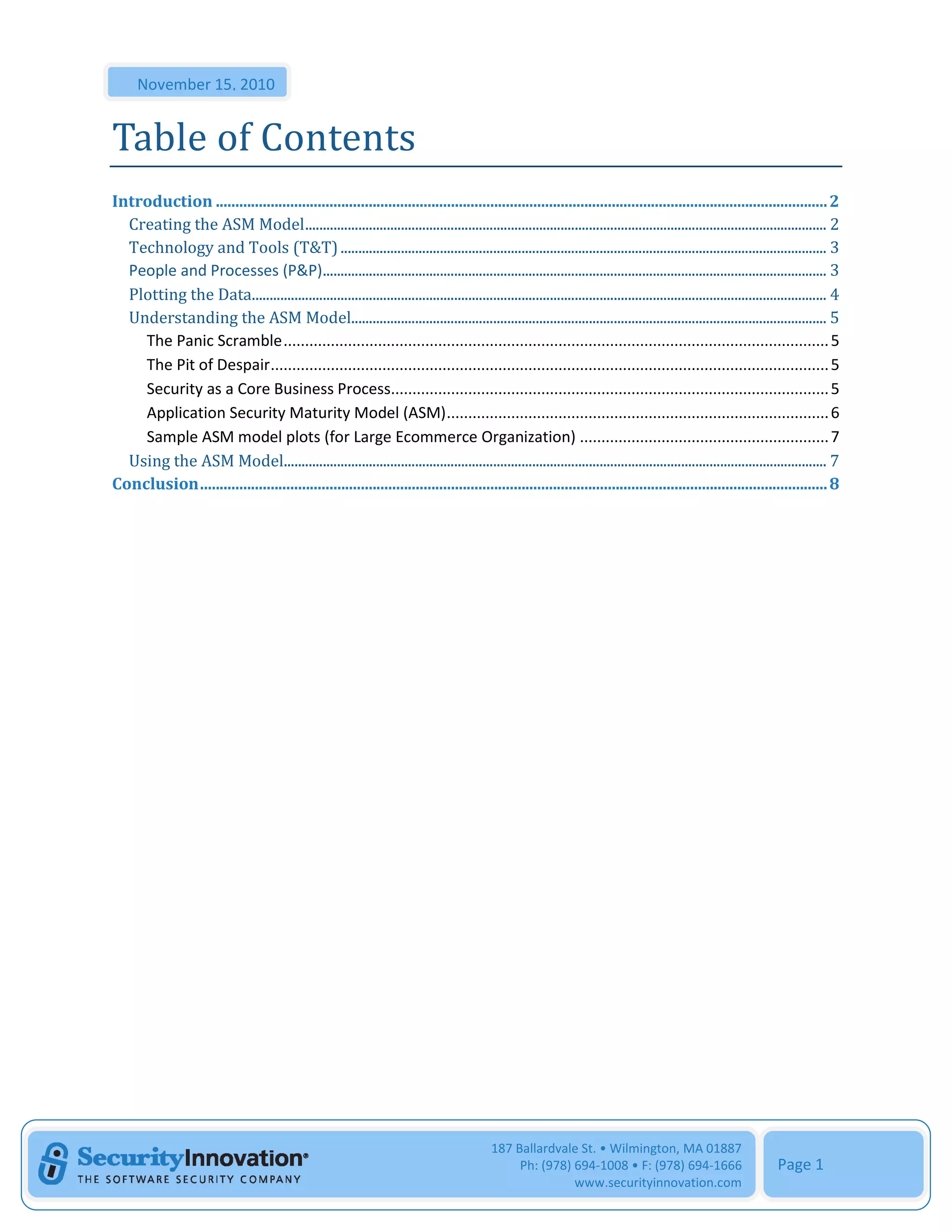 Application Security Maturity Model | PDF