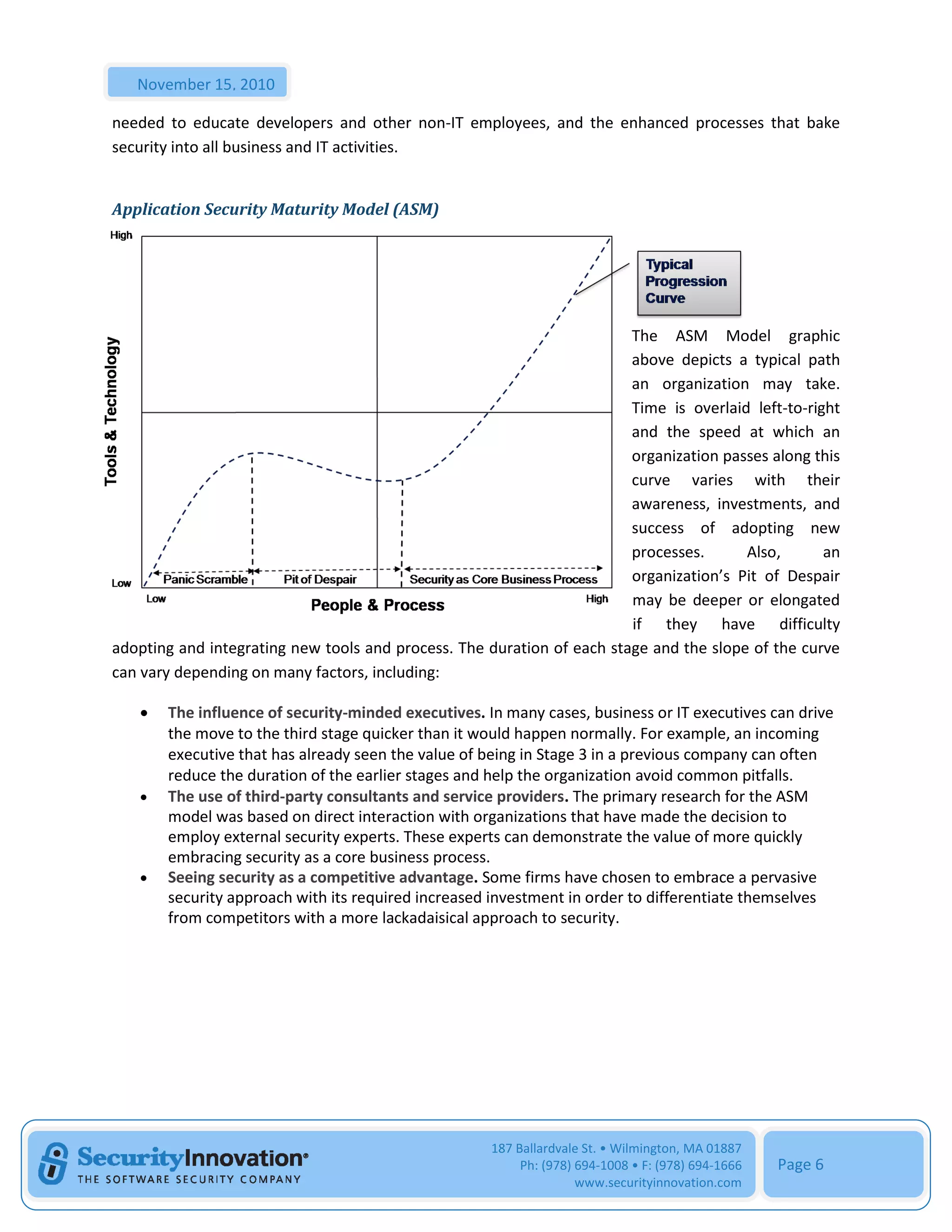 Application Security Maturity Model | PDF
