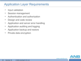 Application Security Review 5 Dec 09 Final | PPT