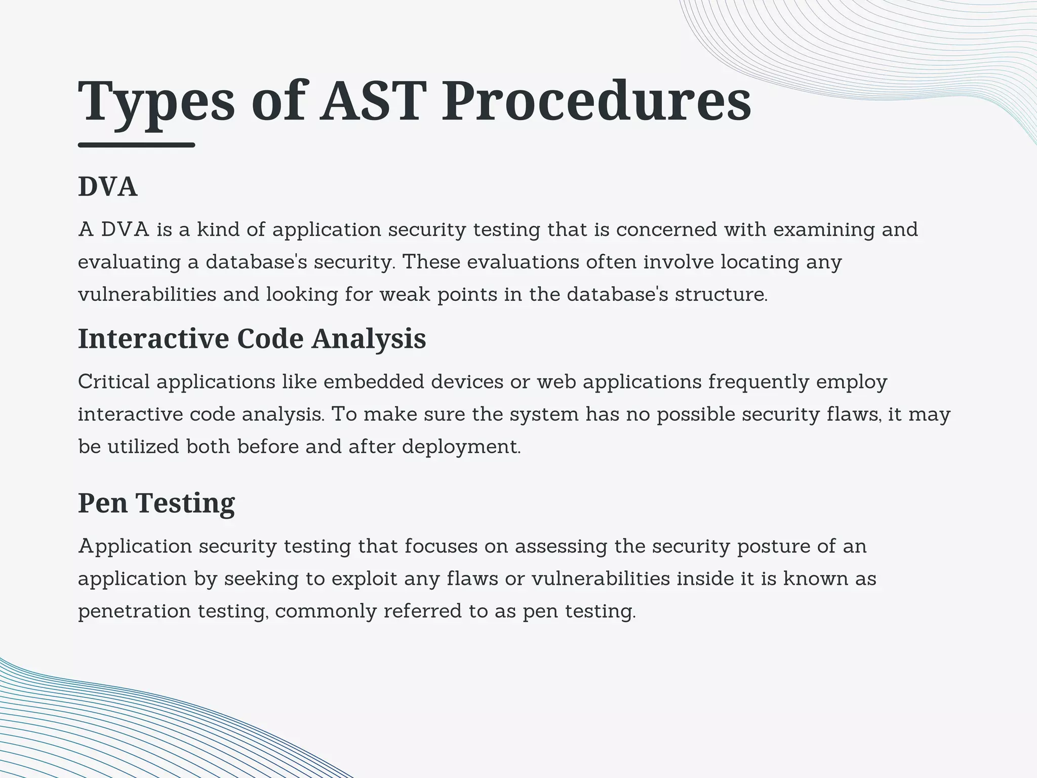 Application Security Testing Benefits Value and Tools | PDF