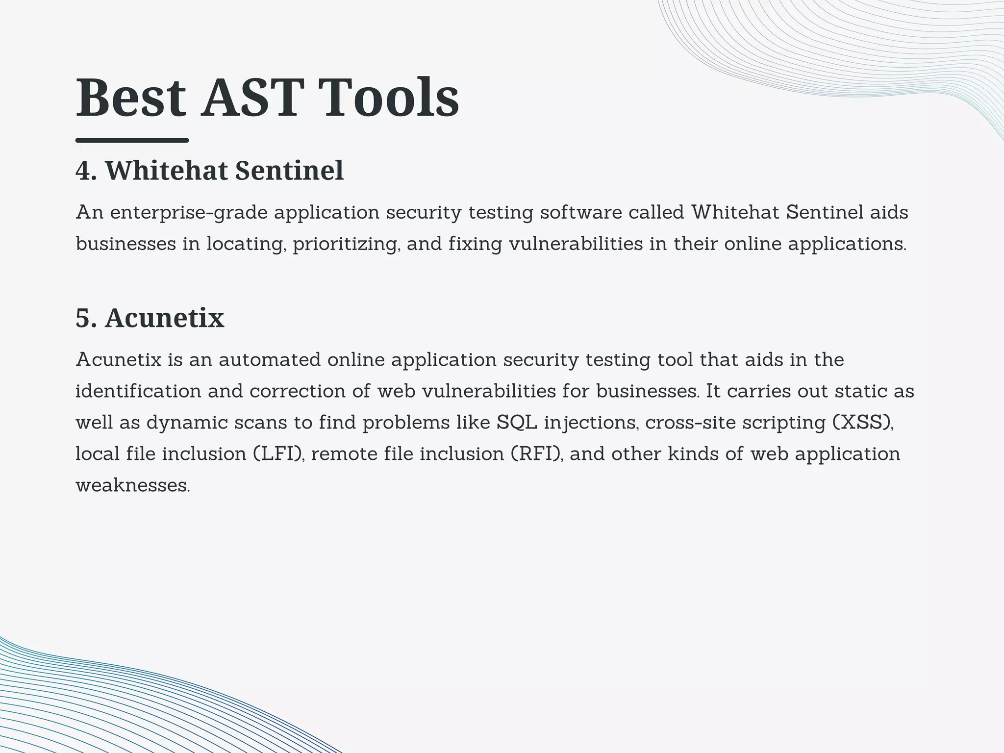 Application Security Testing Benefits Value and Tools | PDF