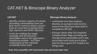 Application Security Tools | PPTX | Web Development | Internet