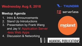 Application Server-less Web Applications - Serverless Toronto Meetup ...
