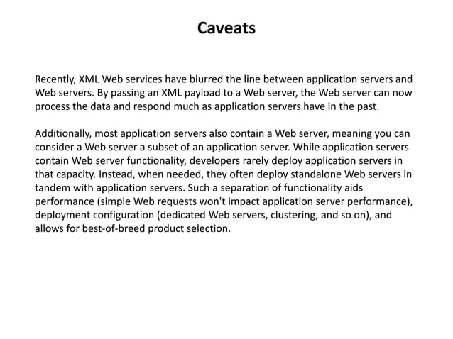 Application server vs Web Server | PPTX