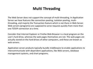 Application server vs Web Server | PPTX