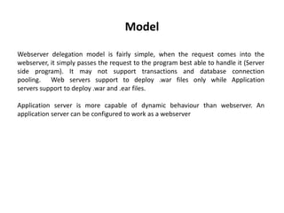Application server vs Web Server | PPTX
