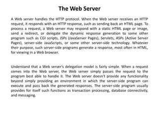 Application server vs Web Server | PPTX
