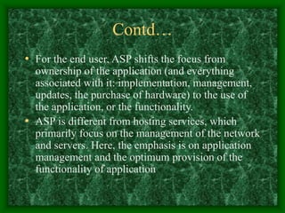 application service provider.ppt