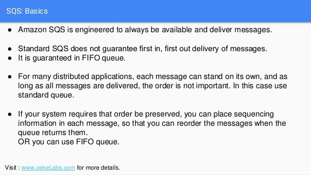 Aws Application Services Step Functions Sns Sqs Swf Amazon Mq