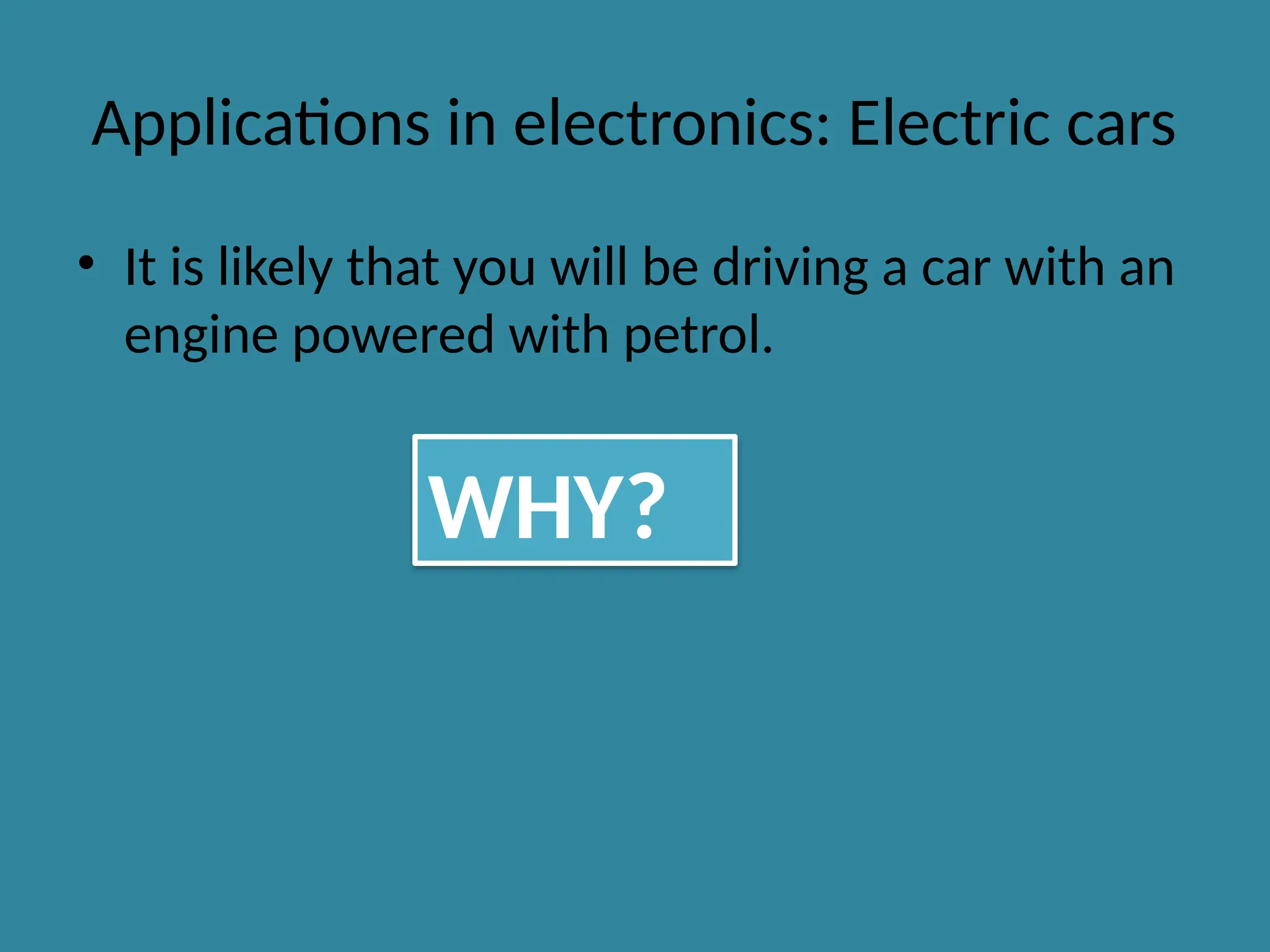 Applications in electronics 1 for science | PPTX